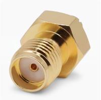 China 50 Ohm RF Adapter DC-6GHz Female to Female Coax Adapter SMP to SMA for sale