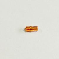China SMP RF Coaxial Connector Female Bulkhead Mount 50Ω Impedance DC-18GHz Gold-Plated Brass SMP-KYD4 for sale