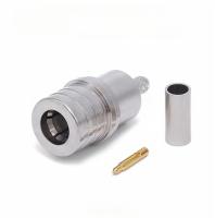 China DC-6GHz QMA Male Connector Crimping Type RF Coaxial Cable Connectors For Rg316 Coaxial Cable for sale