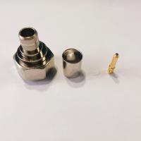 China 50 Ohm 4.3-10 DIN Connector Male Plug with Nickel Plated Brass and PTFE Insulator for LMR400 Cable for sale