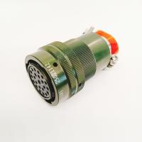 China Female Aviation Plug Connector with Aluminum Alloy Housing and Gold-Plated Contacts for 600V Rated Performance for sale