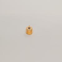 China Brass Body Glass To Metal Seal Connector with DC-40GHz Frequency Range for Aerospace Applications for sale