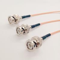 China Nickel Plated Brass BNC Cable Assembly Low Loss RG316 with 50±2 Impedance for sale