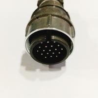 China Russian Standard Aeronautics and Astronautics Electrical Connector 19 Pin Round Connector Waterproof High-Temperature Resistant Metal Body 2PM24J19QB2 for sale