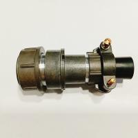 China Russian Standard Aeronautics and Astronautics Electrical Connector 19 Pin Round Connector Waterproof High-Temperature Resistant Metal Body 2PM24J19QB2 for sale