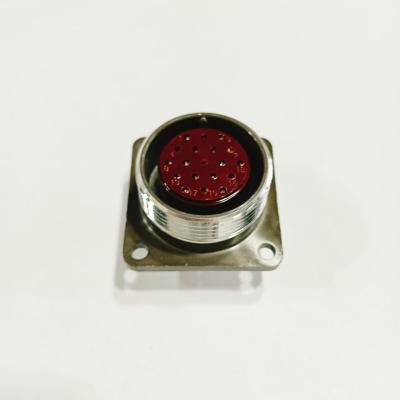 China 19 Pin Aviation Plug Russian Connector with Metal Body and High Temperature Resistance for sale