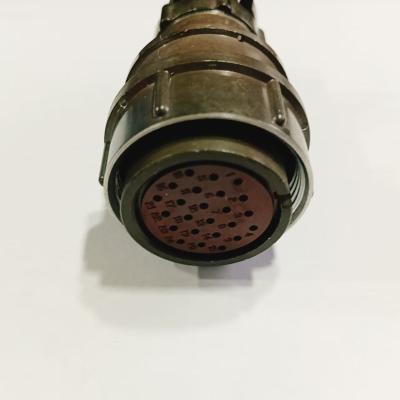 China 2PM Aviation Plug Socket Connector Waterproof 24 Pin Female Connector with Metal Body and High Temperature Resistance for sale