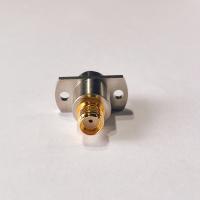 China 2 Holes RF Adapter Flange BMA To SMA Adapter DC-18GHz For RF Passive Components for sale