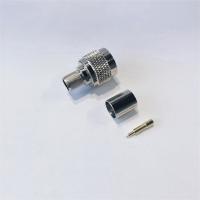 China 6GHz RF Crimp Connector N Male Coax Connector with Gold-plated Brass and PTFE Insulator for LMR400 Cables for sale