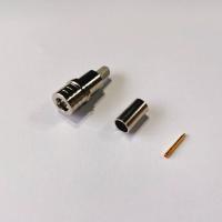China 50 Ohm QMA Connector RF Male Coaxial Cable Connector DC-6GHz For Rg58 / LMR200 Coaxial Cable for sale