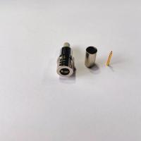 China 50 Ohm QMA Connector RF Male Coaxial Cable Connector DC-6GHz For Rg58 / LMR200 Coaxial Cable for sale
