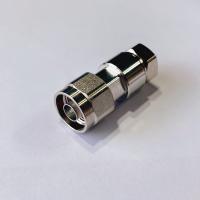 China Gold-plated Brass N Connector 50 ohm Clamp Type RF Connector for Super Flexible Cable for sale