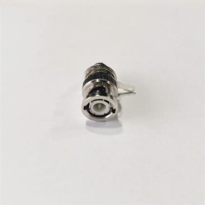 China Bulkhead RF Coaxial Connectors PCB BNC Male Solder Connector DC-4GHz for sale