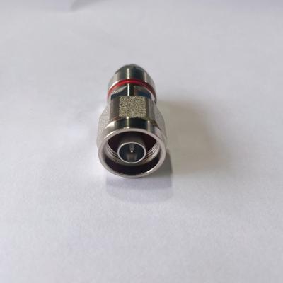 China High Reliability N Connector Male Clamp Type with Gold-Plated Brass for DC-6GHz and ≤1.25 VSWR for sale
