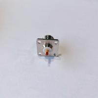 China N-Type Bulkhead Flange Connector Gold-Plated Brass DC-6GHz Frequency Range ≤1.25 VSWR RF PCB Welded Connector for sale