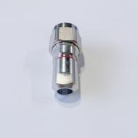 China 50 Ohm N Male Clamp Connector with Gold-Plated Brass and PTFE Insulator for Super-Flexible Cables for sale