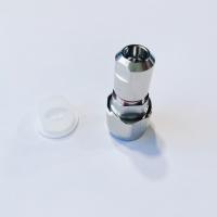 China 50 Ohm N Male Clamp Connector with Gold-Plated Brass and PTFE Insulator for Super-Flexible Cables for sale