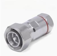 China Male 4.3-10 RF Connector Clamp Type Cable Coax Connector 50 Ohm For 1/2 Super-flexible Cables for sale