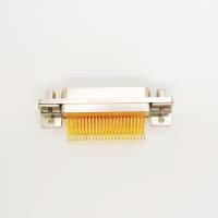 China 100 Pin 1.27mm Pitch Female Right Angle Micro D Connector J30J-100ZKW-J for High-Density PCB Mount for sale