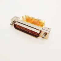China 100 Pin 1.27mm Pitch Female Right Angle Micro D Connector J30J-100ZKW-J for High-Density PCB Mount for sale