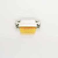 China 74 Pin Right Angle Micro Rectangular Connector with Metal Casing for PCB Mount Applications for sale
