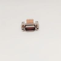 China 15 Pin Right Angle PCB Mount Metal Body Micro-D Connector J30J-15ZKW-J for sale