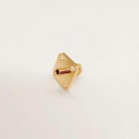 China SMA Female Connector DC-6GHz Gold-Plated Brass 4 Hole Flange Mount for RF Applications for sale