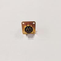 China 10 Pin Aluminum Alloy Bakelite Insulator Electrical Connector Flange Plug for Industrial Applications for sale