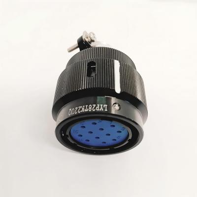 China LYP Series Aviation Plug Circular Connector 12 Pin Female 1500V Withstand Voltage Aluminum Alloy Shell for sale