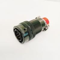 China Aluminum Alloy Aviation Plug Connector Circular 10 Pin Plug Connector Small  With Backshell for sale