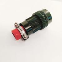 China Aluminum Alloy Aviation Plug Connector Circular 10 Pin Plug Connector Small  With Backshell for sale