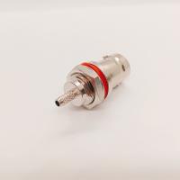 China 50 ohm BNC Connector with Gold-plated Brass and PTFE Insulator for RF Applications for sale