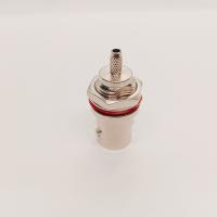 China 50 ohm BNC Connector with Gold-plated Brass and PTFE Insulator for RF Applications for sale