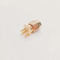 China SMA-JEP SMA Male Edge Mount PCB Connector DC-6GHz with Gold-plated Brass and PTFE Insulator for sale