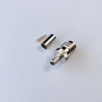 China 50 Ohm TNC Female Connector DC-6GHz Waterproof RF Coaxial Connector for RG58 Cable for sale