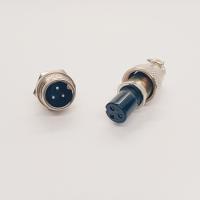 China GX12-3 Pin Aviation Plug Connector with 1500V Withstand Voltage IP65 Protection and Aluminum Alloy Body for sale