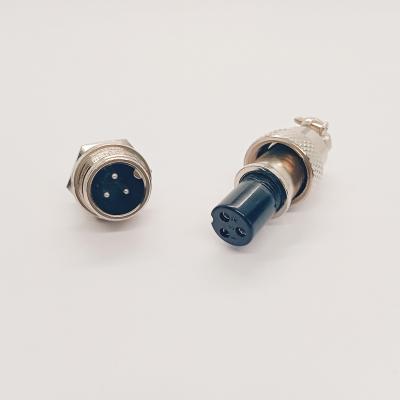 China GX12-3 Pin Aviation Plug Connector with 1500V Withstand Voltage IP65 Protection and Aluminum Alloy Body for sale
