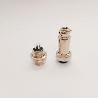 China IP 65 Aviation Plug Connector GX12-4 Pin with 1500V Withstand Voltage and Aluminum Alloy Body for sale