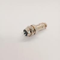 China IP 65 Aviation Plug Connector GX12-4 Pin with 1500V Withstand Voltage and Aluminum Alloy Body for sale