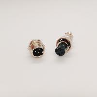 China IP 65 Aviation Plug Connector GX12-4 Pin with 1500V Withstand Voltage and Aluminum Alloy Body for sale