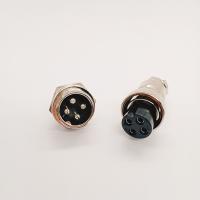China GX16-4 Pin Aviation Plug Connector with Aluminum Alloy Body, 1500V Withstand Voltage and IP65 Protection for sale
