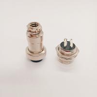 China GX16-4 Pin Aviation Plug Connector with Aluminum Alloy Body, 1500V Withstand Voltage and IP65 Protection for sale