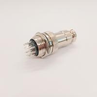 China 12 Pin Aluminum Alloy GX20 Aviation Plug Connector with 1500V Withstand Voltage for Industrial Equipment for sale
