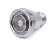 China DC-6GHz 50 ohm Gold-plated Brass RF Adapter DIN/N-KK Female to Female Coaxial Adapter for sale