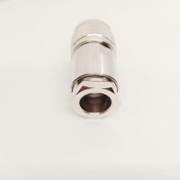 China Gold-plated brass N Type Male Connector with PTFE insulator for LMR 400 cables, DC-6GHz RF Coaxial Connector for sale