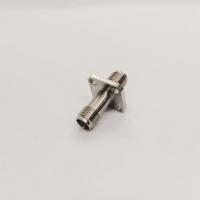 China Stainless Steel Flange Adapter SMA Female To Female 4 Holes DC-18GHz RF Adapter for sale