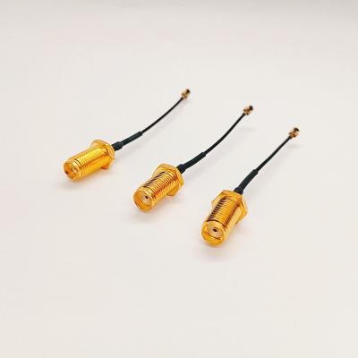 China Female To Female RF Cable Assembly RG1.13 / RG178 Coaxial Cable Assemblies for sale