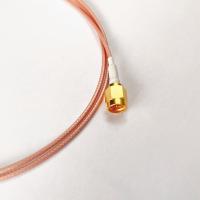 China Gold Plated Brass RF Cable Assembly with DC-6G Frequency Range and Low VSWR ≤1.25 for SMA Male to SMBM Male Connectors for sale