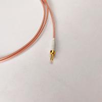 China Gold Plated Brass RF Cable Assembly with DC-6G Frequency Range and Low VSWR ≤1.25 for SMA Male to SMBM Male Connectors for sale