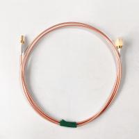 China Gold Plated Brass RF Cable Assembly with DC-6G Frequency Range and Low VSWR ≤1.25 for SMA Male to SMBM Male Connectors for sale